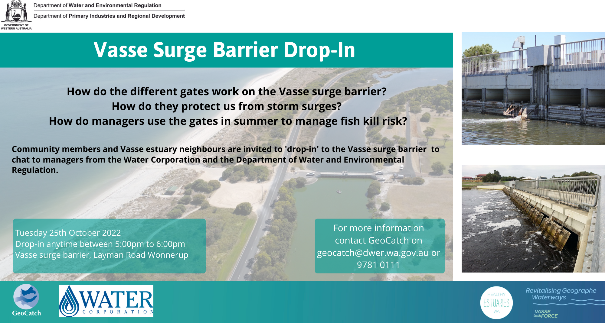 Vasse Surge Barrier Drop-in - GeoCatch